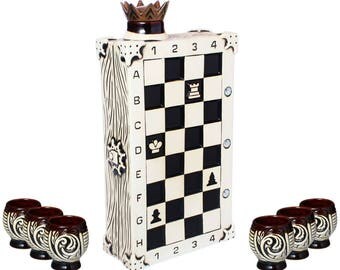 Ceramic chess set | Etsy