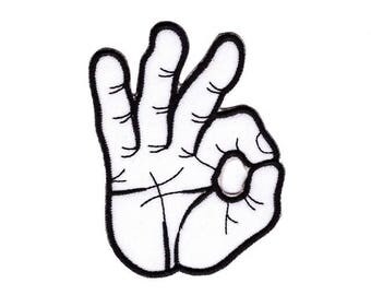 Ok hand sign | Etsy