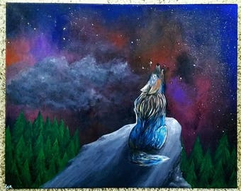 Galaxy wolf | Etsy