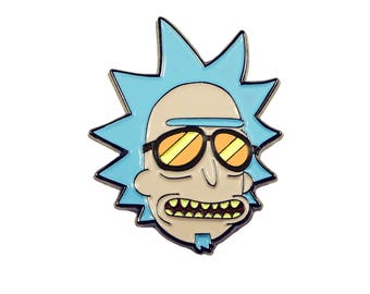 Rick and morty pin | Etsy