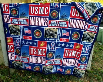 Usmc blanket | Etsy