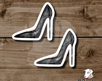 High heel sticker | Etsy