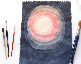 Calming painting | Etsy