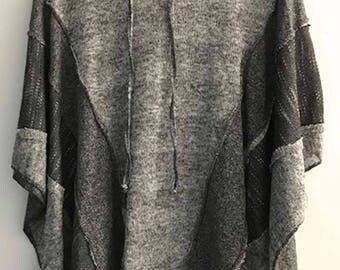 Hooded poncho | Etsy