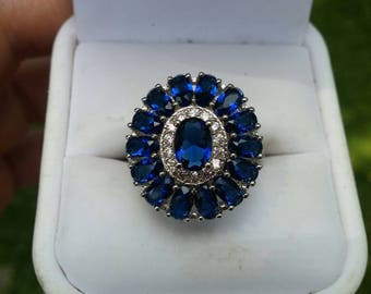 Sapphire ring | Etsy