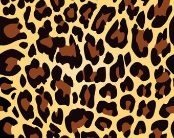 Leopard print vinyl | Etsy