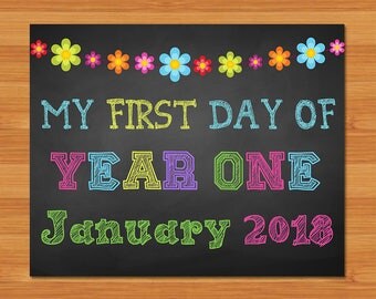 One year photo prop | Etsy