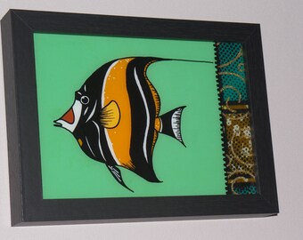 Fish painting | Etsy