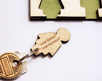 Laser cut key holder | Etsy