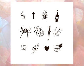Small tattoo | Etsy