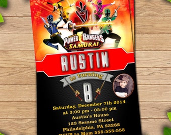 Power ranger samurai | Etsy