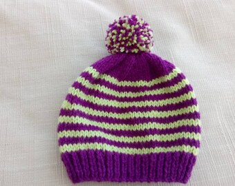 Baby pom pom hat | Etsy