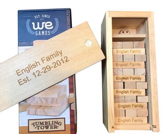Personalized jenga | Etsy