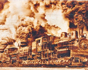 Pyrography wall art | Etsy