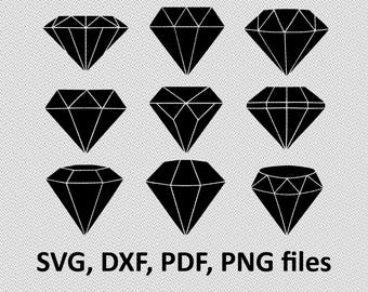 Diamond vector | Etsy