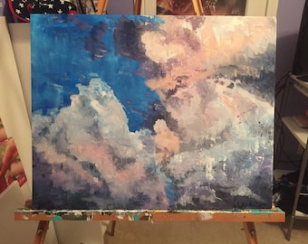 Cloud painting | Etsy