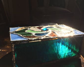 Stained glass box | Etsy