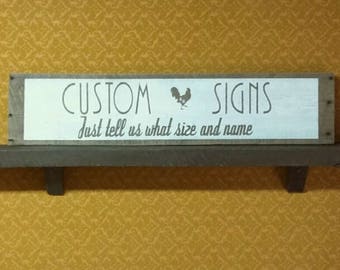 Barnwood signs | Etsy