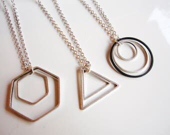 Geometric jewelry | Etsy