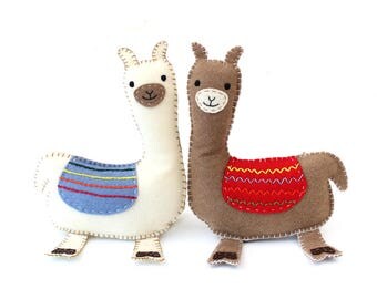 Easy DIY Patterns for Handmade Felt Plushies by LittleSoftieShoppe