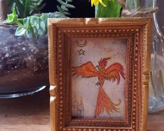 Phoenix bird art | Etsy