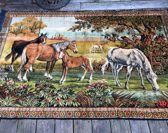 Velvet tapestry rug | Etsy