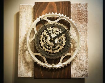 Rustic wall clock | Etsy