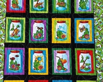 Bug jar quilt | Etsy