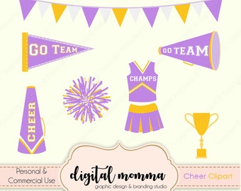 Cheerleader clipart | Etsy