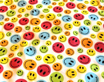 Smiley face fabric | Etsy