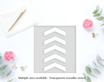 Chevron stencil | Etsy