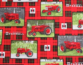 Farmall fabric | Etsy