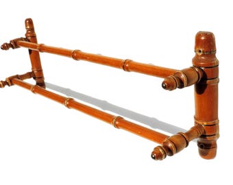 Vintage towel rack | Etsy