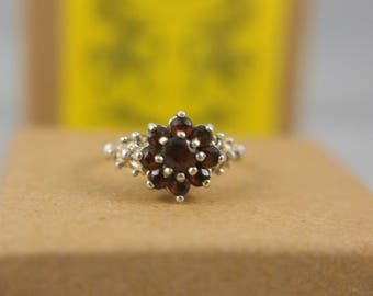 Antique garnet ring | Etsy