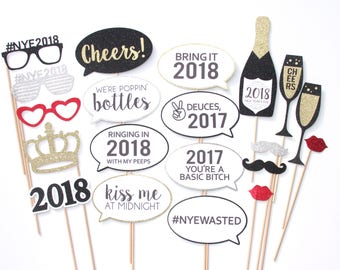 New year photo booth | Etsy