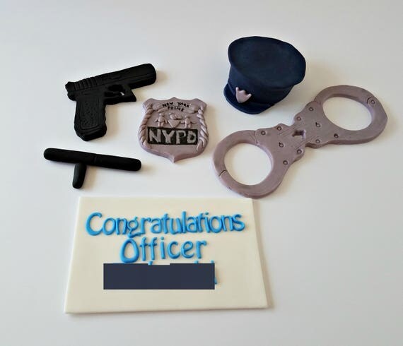 Police Officer Cake Decorations Police Academy Graduation