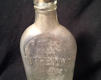 Turpentine bottles | Etsy