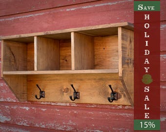 Wood coat rack | Etsy