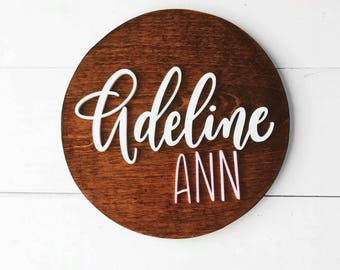 Birthday name sign | Etsy