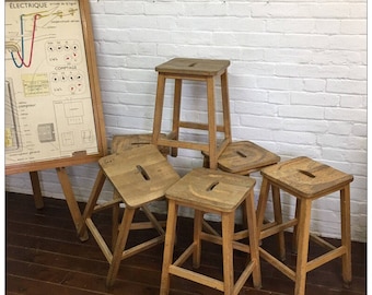 Industrial stool | Etsy