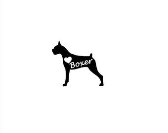Boxer sticker | Etsy