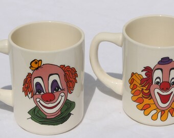 Pottery clown | Etsy