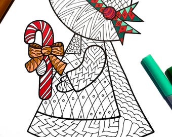 Zentangle christmas | Etsy