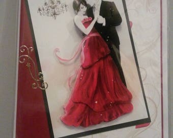 Couple dancing art | Etsy