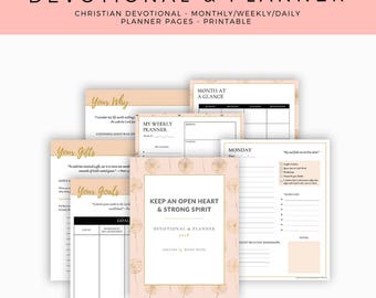 Christian planner | Etsy