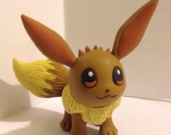 Polymer clay eevee | Etsy