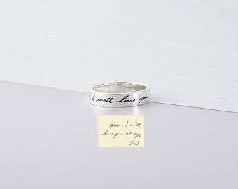 Handwriting jewelry | Etsy