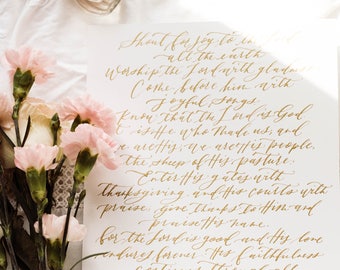 Written calligraphy | Etsy