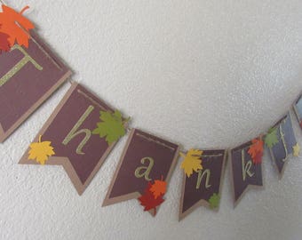 Leaf banner | Etsy