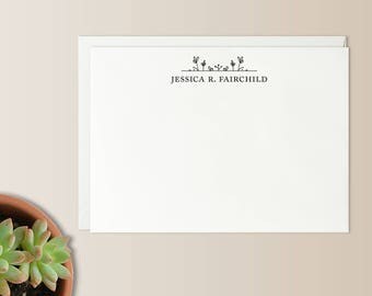 Flower notecards | Etsy